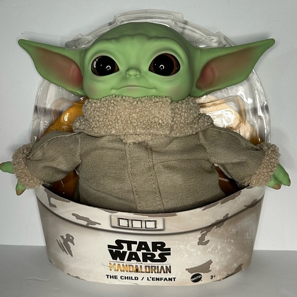 Star Wars | Toys | Star Wars Mandalorian The Child 1 Plush Baby Yoda Doll Grogu Soft Mattel ...